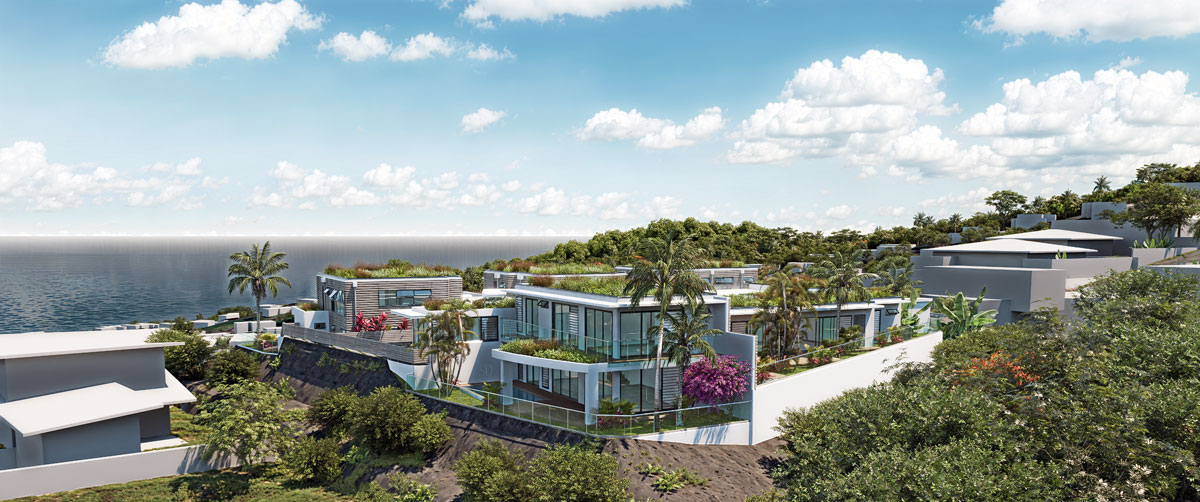 Villas V, programme neuf à Punaauia, Tahiti • DefiscalisationDom.Com